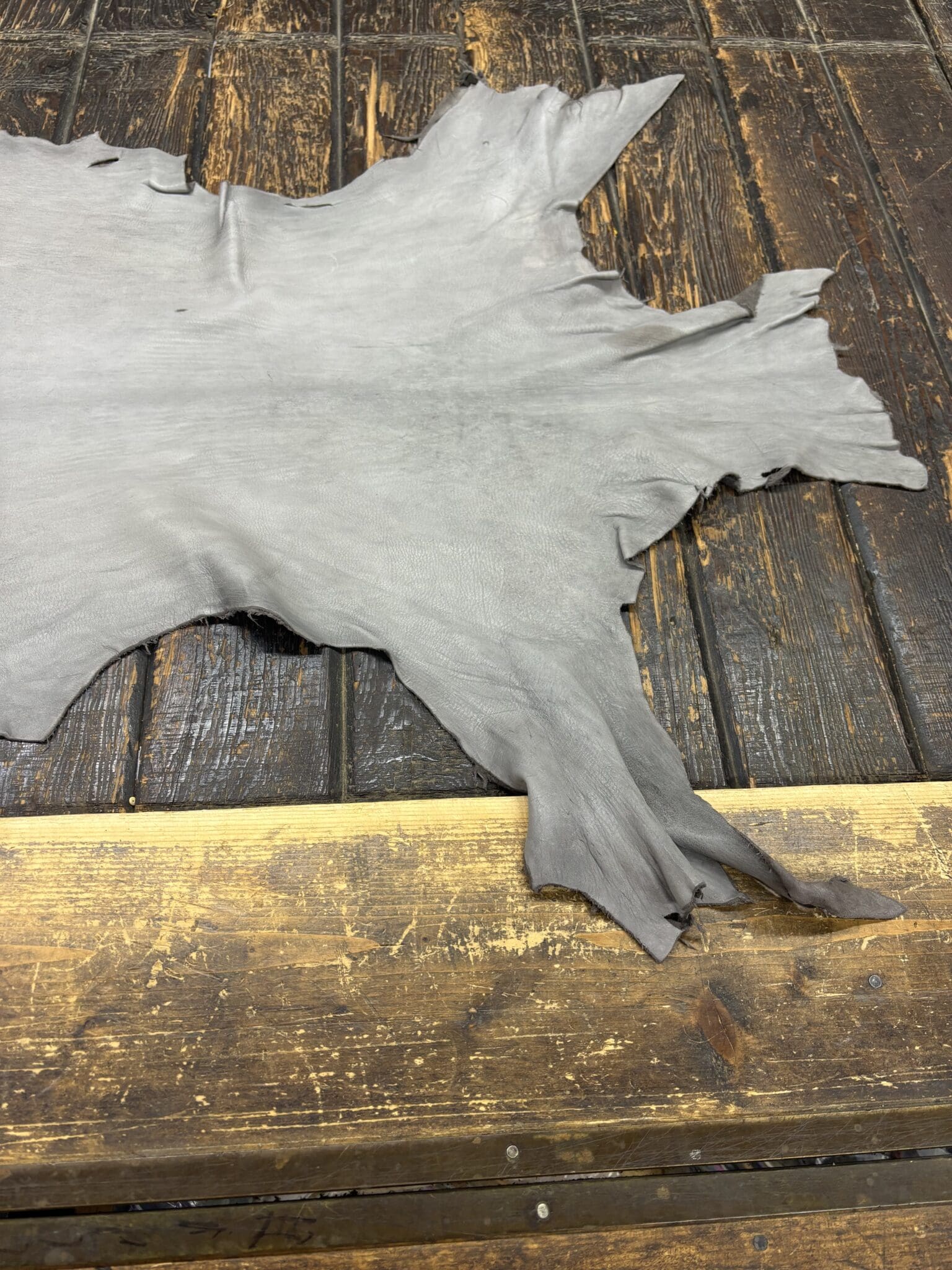 Deerskin Buckskin Hide (Grey Color) full grain! C-13 Pic1 - Kentucky ...